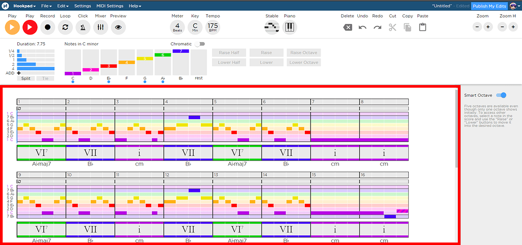 Feedback: Workable area in HP2 is very small - feature requests - Hooktheory Forum