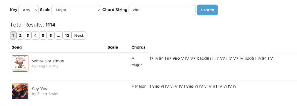 Issues with Chord Search - bug reports - Hooktheory Forum